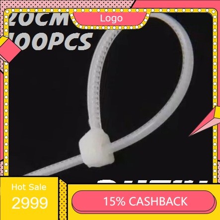 Jual Kabel Tis 20cm 1 Pack Isi 100 Ties Insulok Cable Tali Insulock ...