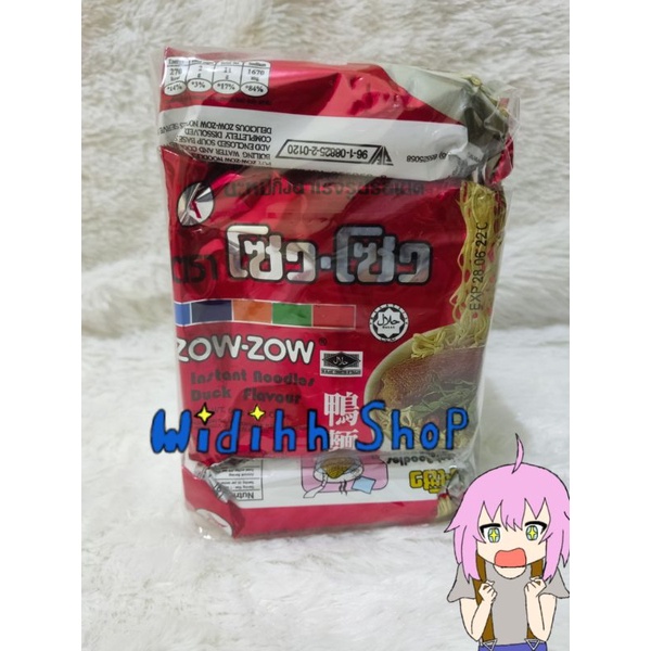Jual Zow Zow Mie Itik / Mie Thailand / Instant Noodle Duck Flavor isi 5 ...