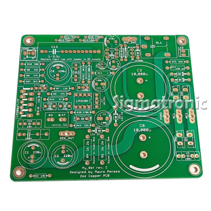 Jual My Reference My Ref rev.C by Mauro Penasa LM3886 Audio Amplifier PCB | Shopee Indonesia