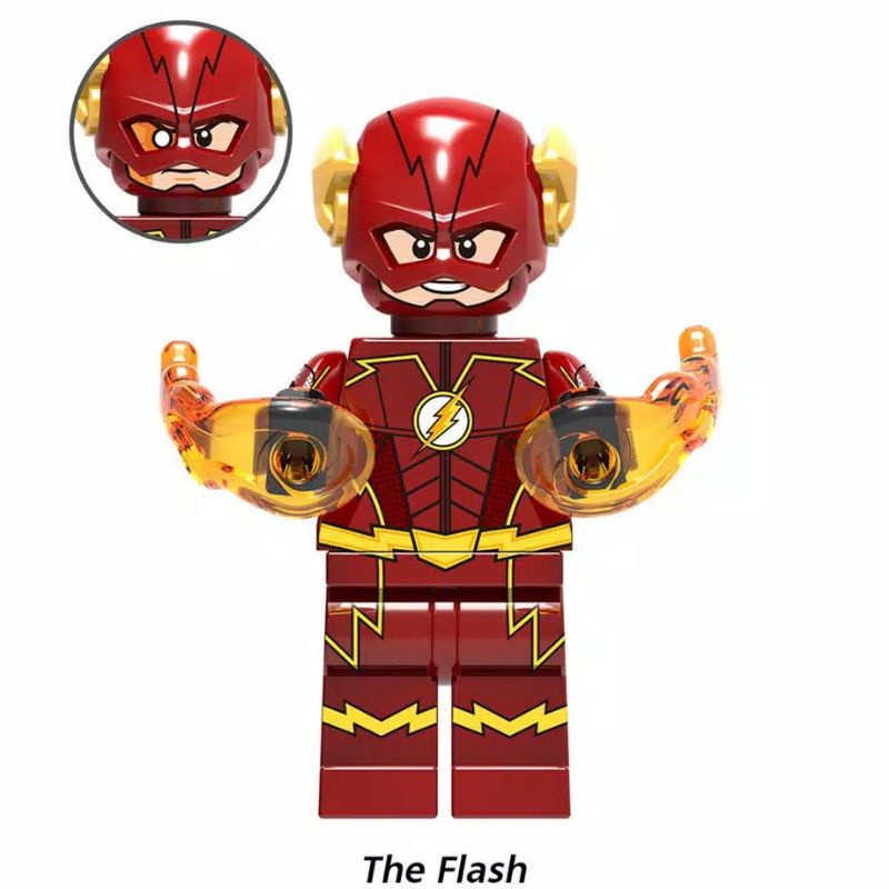 Jual mainan minifigure the flash xh831 leg0 super hero avengers marvel ...