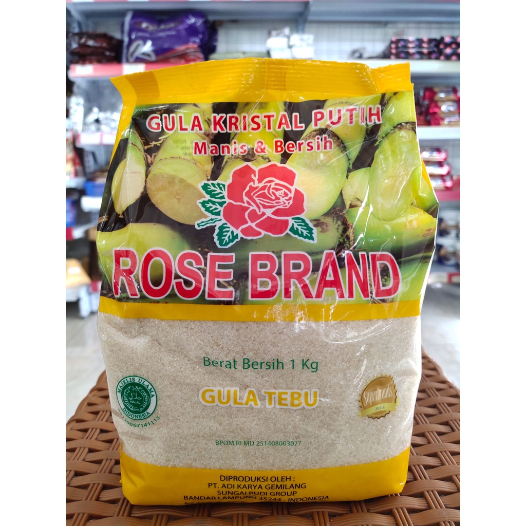 Jual ROSE BRAND GULA PASIR KUNING 1 KG | Shopee Indonesia