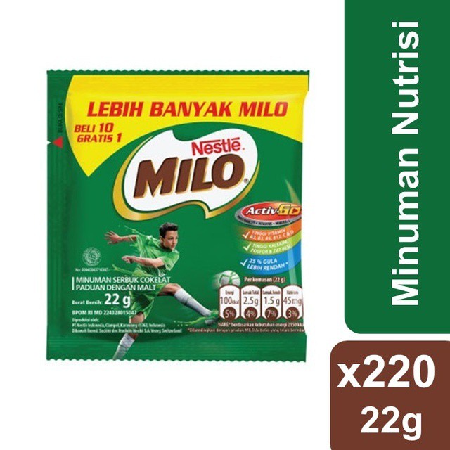 Jual NESTLE MILO ACTIV GO RENCENG (10 SACHET) | Shopee Indonesia
