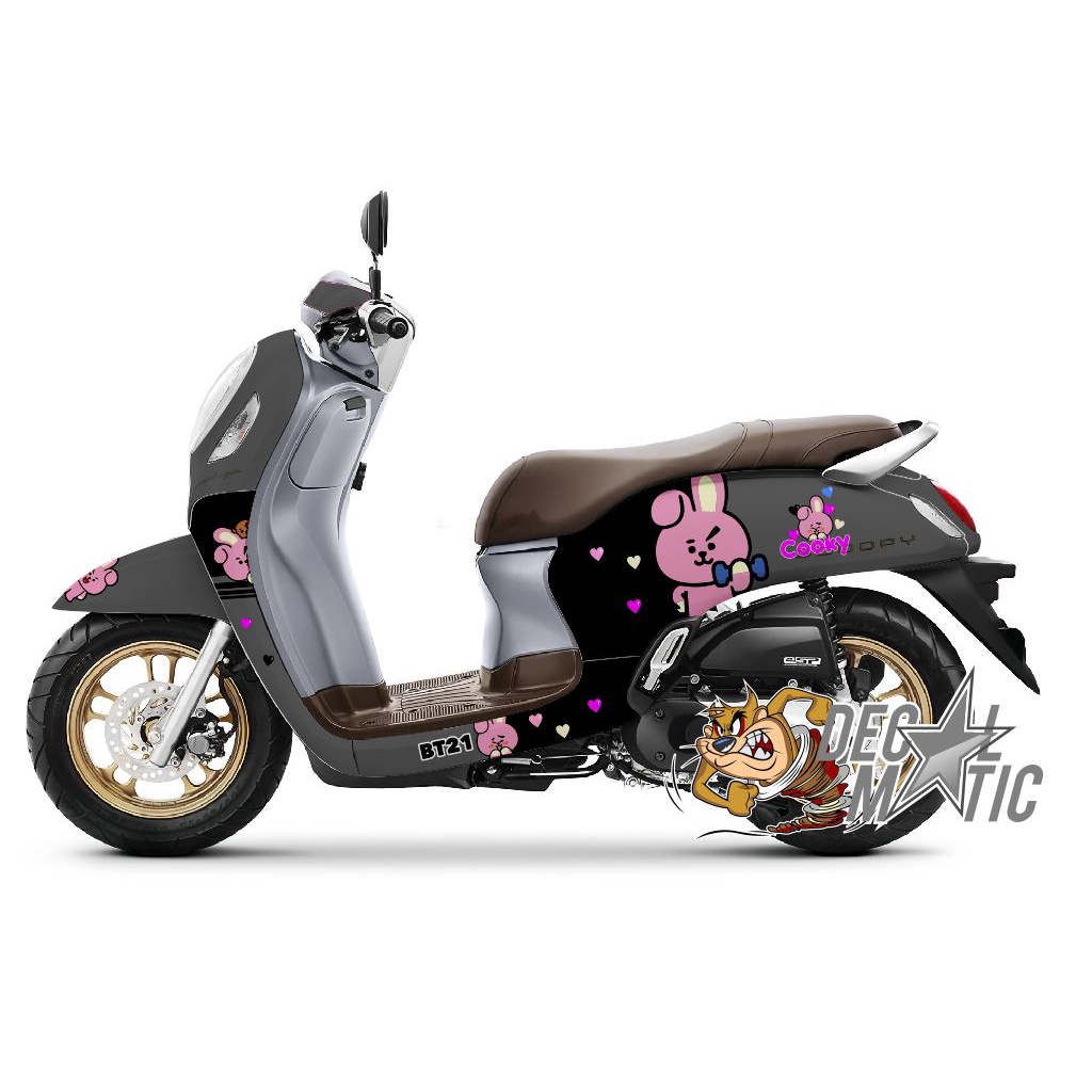 Jual Stiker Full Body Decal Motor Honda Scoopy FI ESP Terbaru 2021 2022 ...
