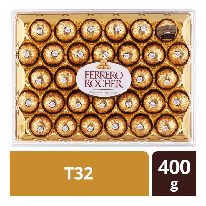 Jual Ferrero Rocher Chocolate - T32 400G | Shopee Indonesia