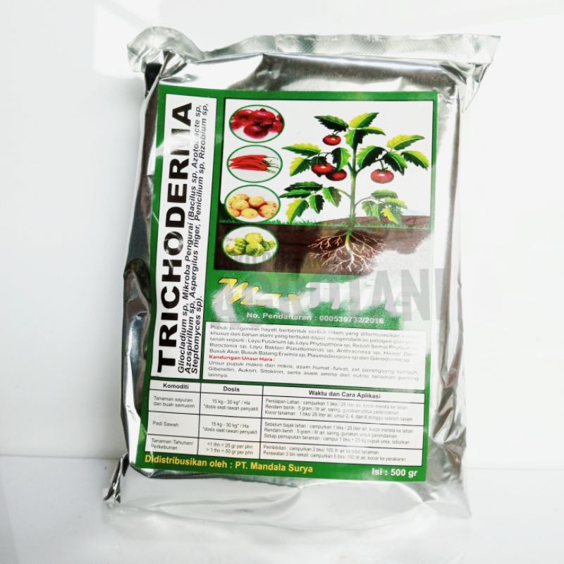 Jual PUPUK tricoderma MaxTri-G 500 gram untuk mengatasi busuk akar dan ...
