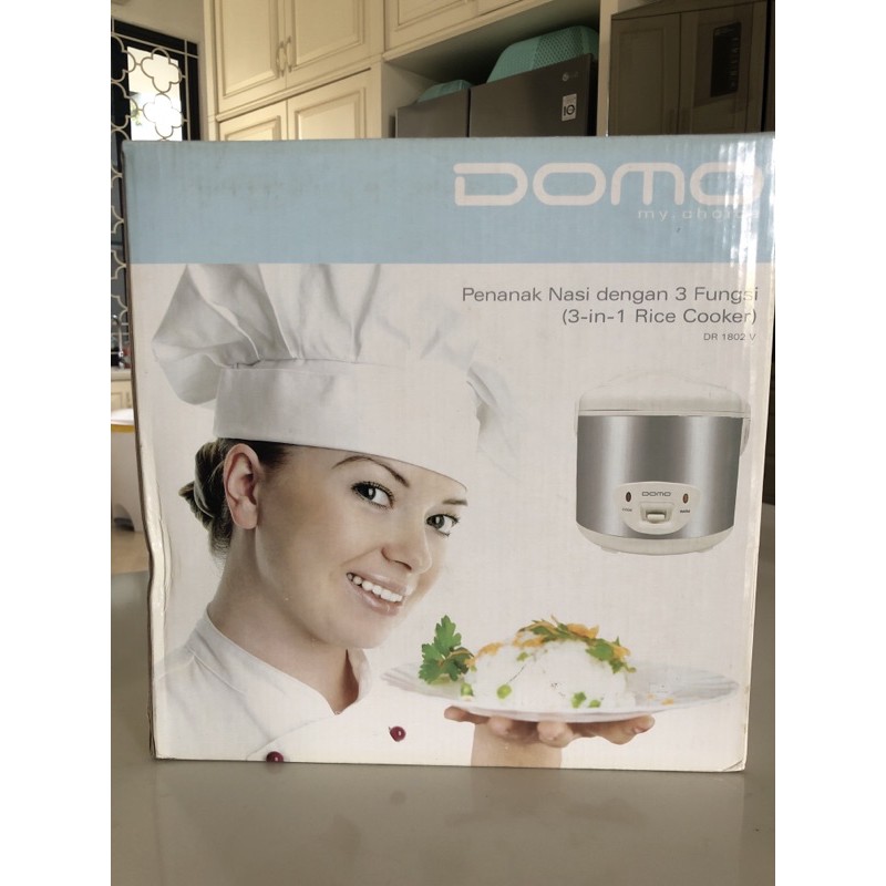 Jual DOMO Rice cooker / DOMO Penanak Nasi dengan 3 Fungsi | Shopee ...