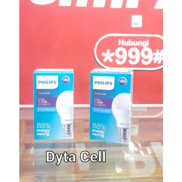 Jual LAMPU LED PHILIPS 11 WATT COOL DAYLIGHT / LAMPU PHILIPS PUTIH 11 ...