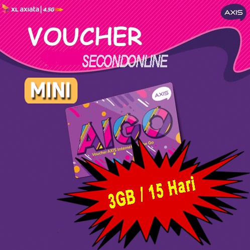 Jual Voucher AIGO Mini 3 GB | 15 Hari (NASIONAL) | Shopee Indonesia