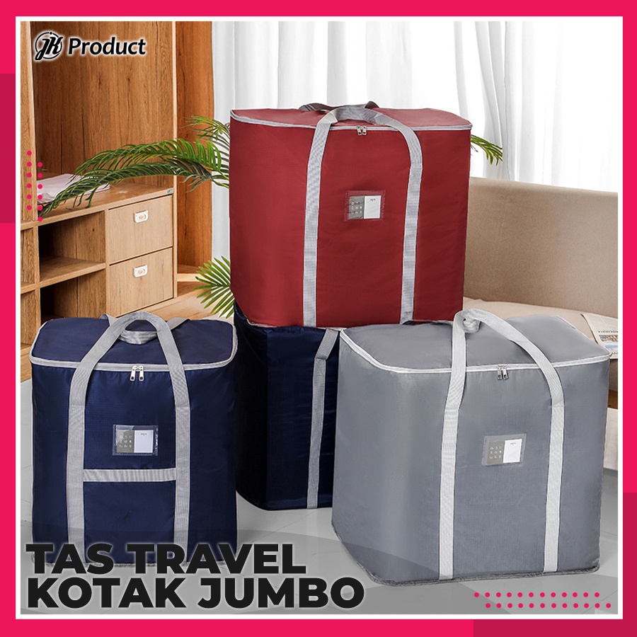 Jual Tas Travel Kotak Besar Jumbo Tenteng Tas Tempat Penyimpanan Baju ...