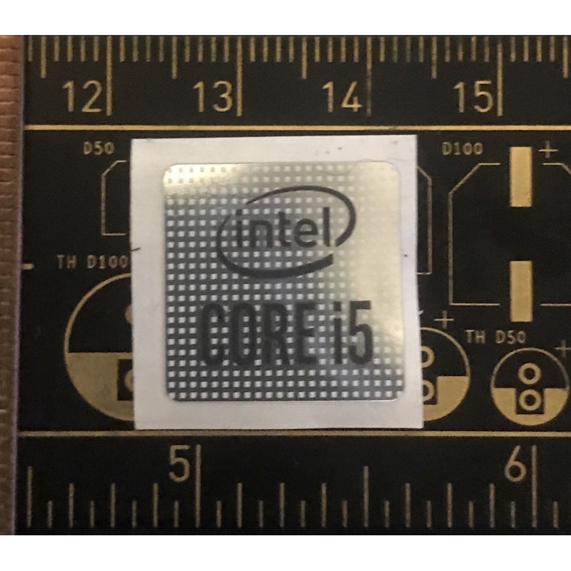 Jual Sticker stiker logo intel Core i5 10th gen 2020 ori | Shopee Indonesia