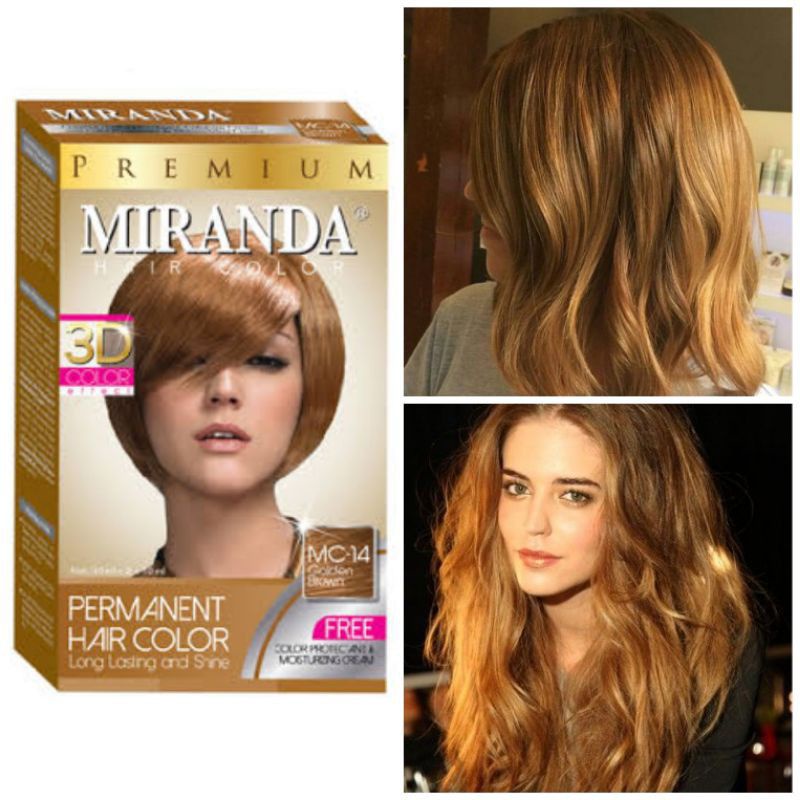 Jual MIRANDA MC 14 GOLDEN BROWN SEMIR RAMBUT PERMANEN MIRANDA MAS ...