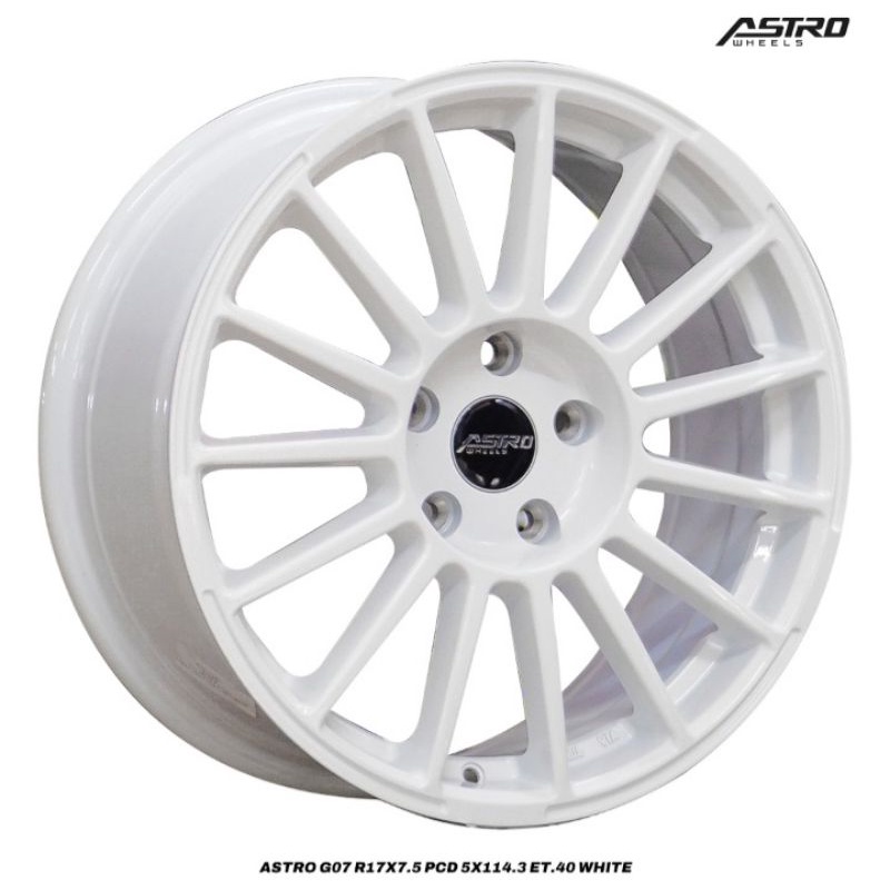 Jual Velg Mobil ASTRO Wheels G07 0921 R1047 R17x7.5 Pcd 5x114.3 ET40 ...