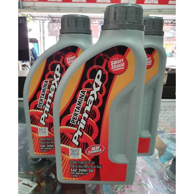 Jual Oli Pertamina Prima xp 20w.50 API SL 1 liter | Shopee Indonesia