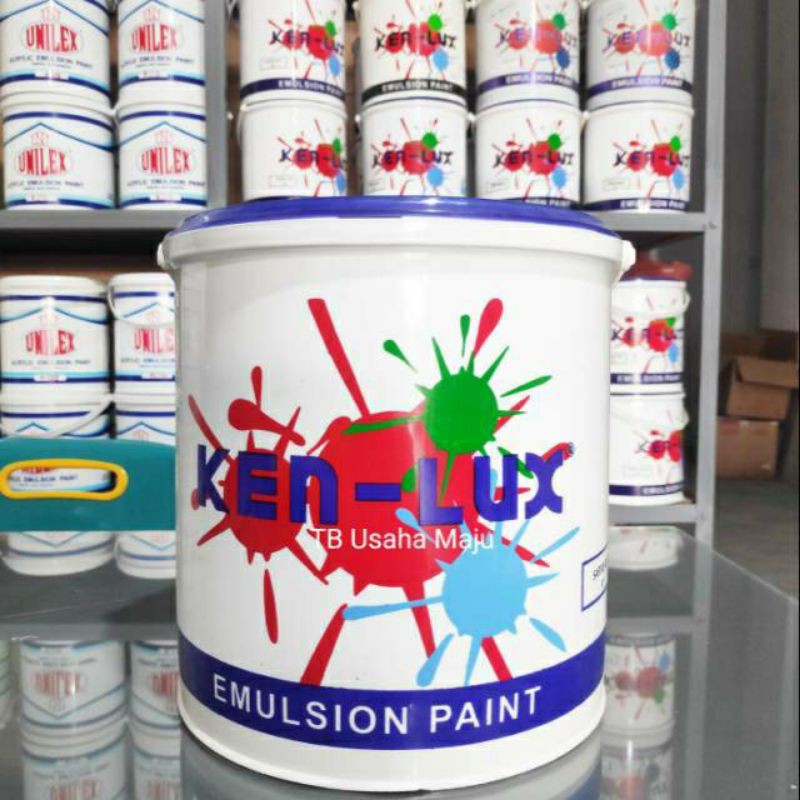 Jual KENLUX Cat Tembok Dinding Indoor & Outdoor Rumah Pastel Hijau Abu ...