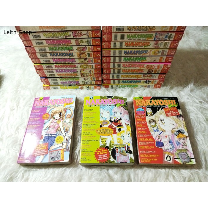 Jual Buku Komik Set Nakayoshi Vol 1 - 25 Manga Majalah Bookset Preloved | Shopee Indonesia