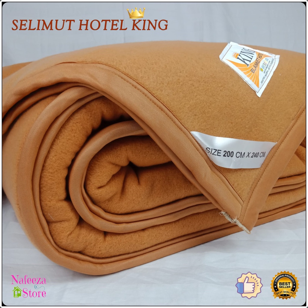 Jual SELIMUT HOTEL TEBAL JUMBO KING BAHAN POLAR FLANEL HALUS LEMBUT ...