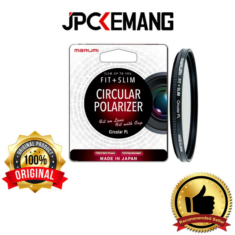 Jual Marumi Fit + Slim CPL Circular Polarizer 37mm 40.5mm 43mm 46mm 49mm 52mm 55mm 58mm 62mm ...