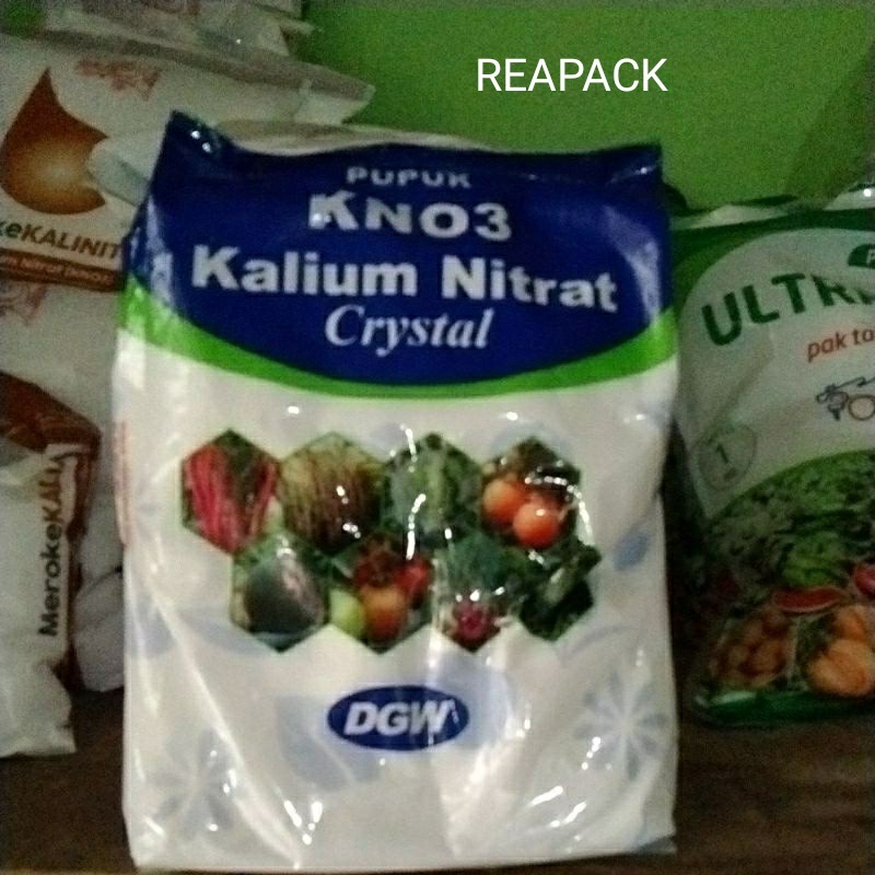 Jual Pupuk REPACK KNO3 Crystal Kalium nitrat 500gr DGW Larut air ...