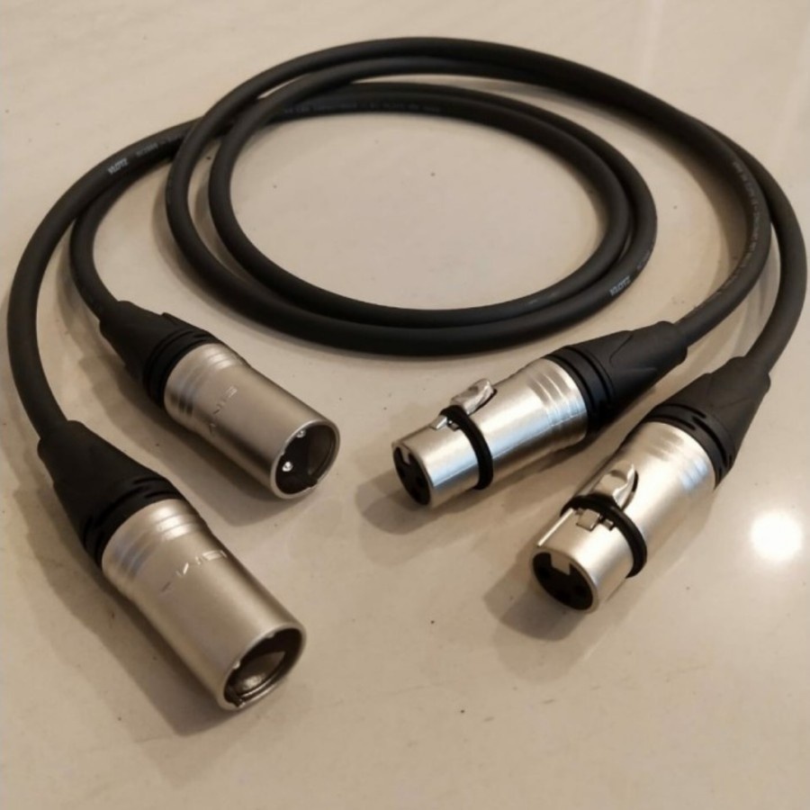 Jual Kabel jumper Kabel mixer 1,2,3,dan 4 meter xlr male female ...