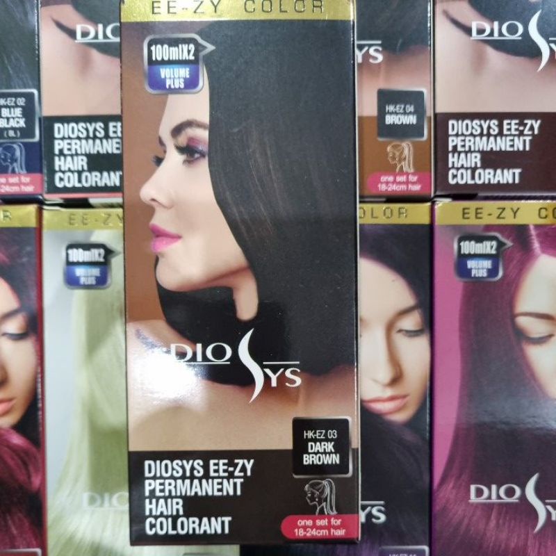 Jual Y2000/Diosys Cat Rambut/ Pewarna Rambut Permanen/ Hair Colouring ...