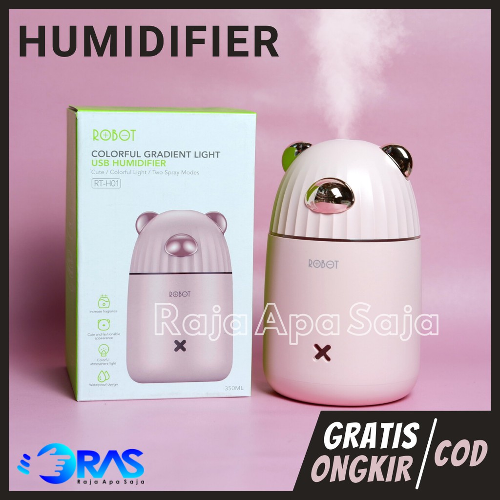 Jual Alat Terapi Uap Robot Air Humidifier Diffuser - Humidifer ...