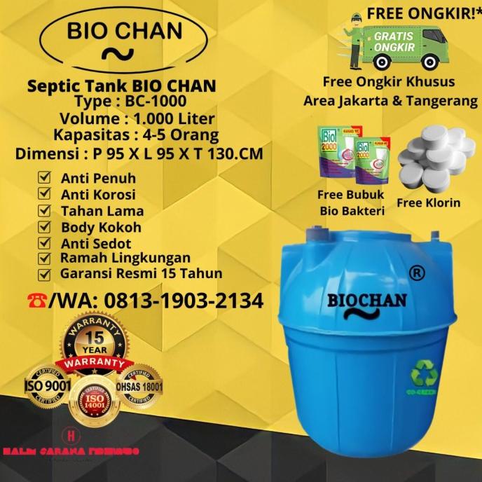 Jual Septic Tank Bio Biotech Biotank Biofil Biotaff Sepiteng 1000 Liter ...