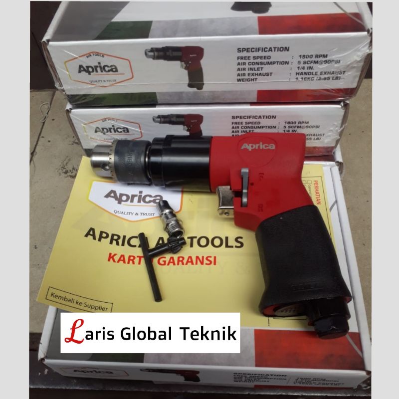 Jual APRICA BOR Angin Air Reverse drill 3/8" | Shopee Indonesia