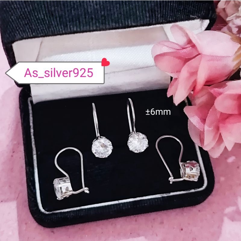 Jual ANTING PERAK DESI MATA SATU 1.5GR ASLI SILVER 925 LAPIS MAS PUTIH - AT DESY KAIT | Shopee ...