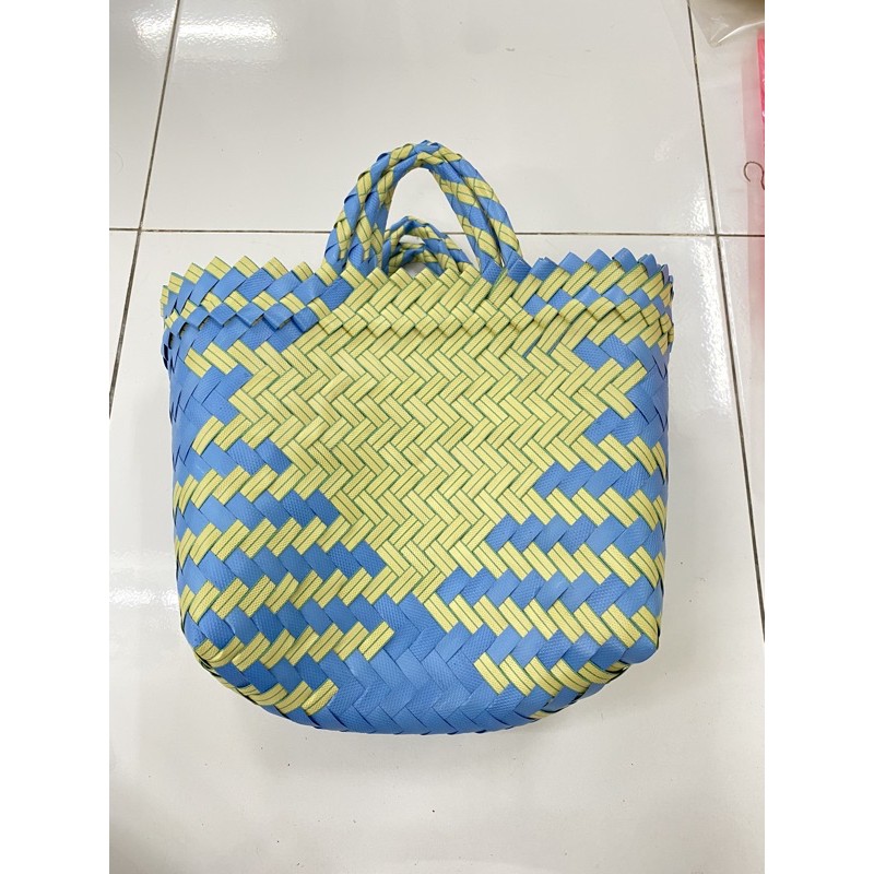 Jual tas anyam plastik bali / tas pasar plastik / tas belanja plastik ...