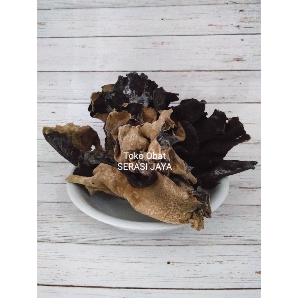Jual Jamur Kuping Hitam (Auricularia Auricula) Kering 1 Ons Herbal ...