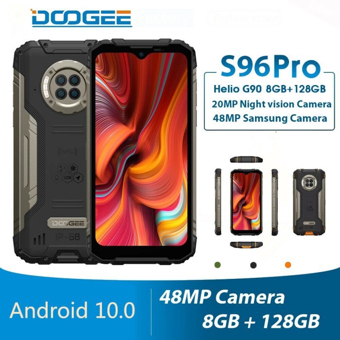 Jual DOOGEE S96 Pro G90 8GB128GB 48MP Camera 20MP Infrared Night Vision ...