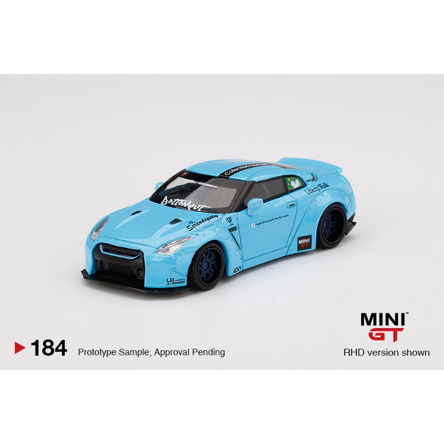 Jual Mini GT 184 LB WORKS Nissan GT-R R35 Type 1 Rear Wing ver2,Light ...