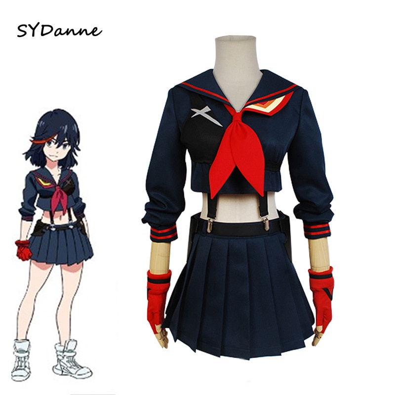 Jual PREORDER Anime KILL la KILL Matoi Ryuuko Cosplay Costume School JK ...
