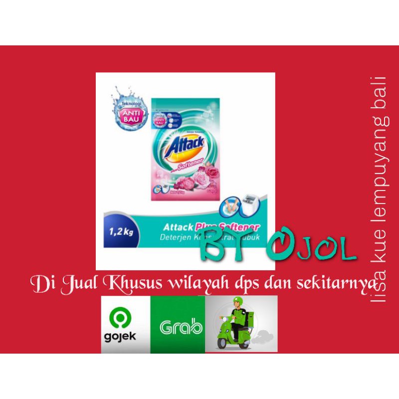 Jual KAO Ettack Softener Detergent Powder Plus Softener 1.2kg bag | Shopee Indonesia