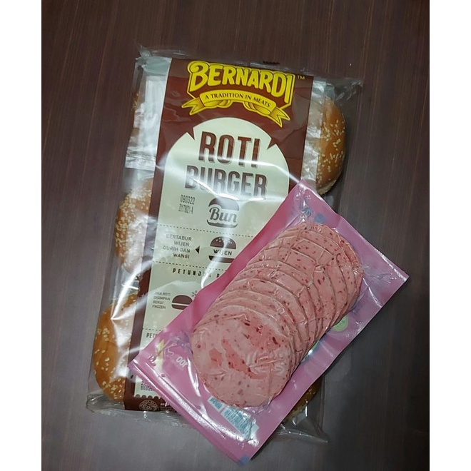 Jual Paket Bernardi Roti Burger dan Hemato beef sapi | Shopee Indonesia