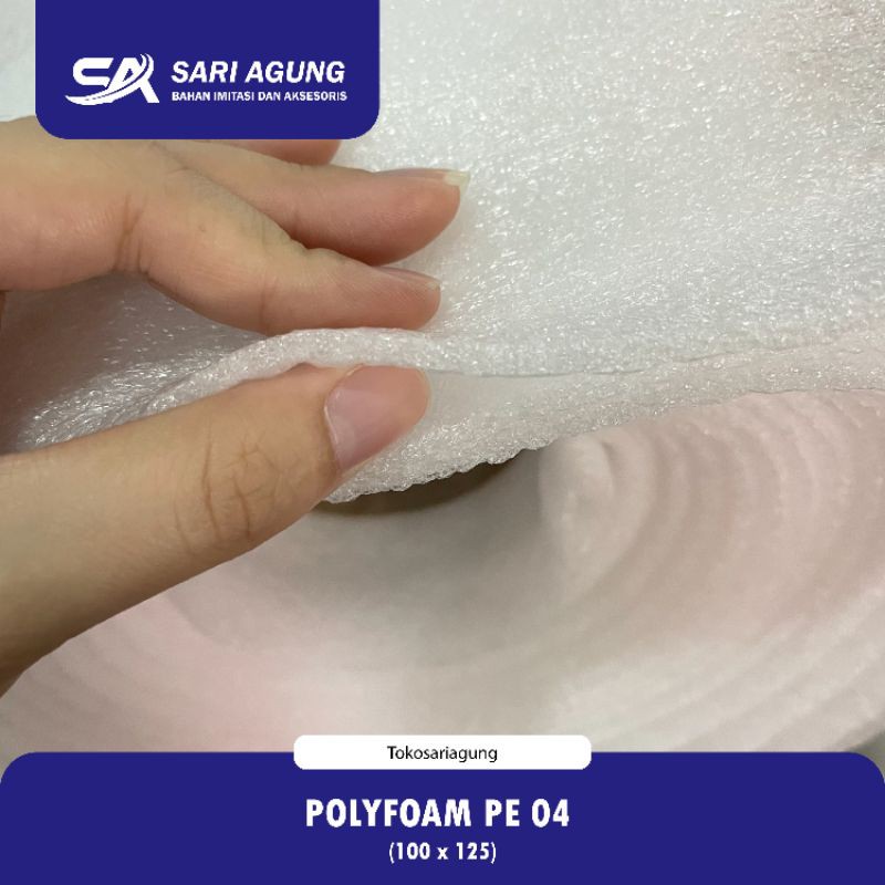 Jual BUSA POLYFOAM PE 2mm 3mm 4mm (METER) FOAM SHEET BUSA LAPIS PACKING ...