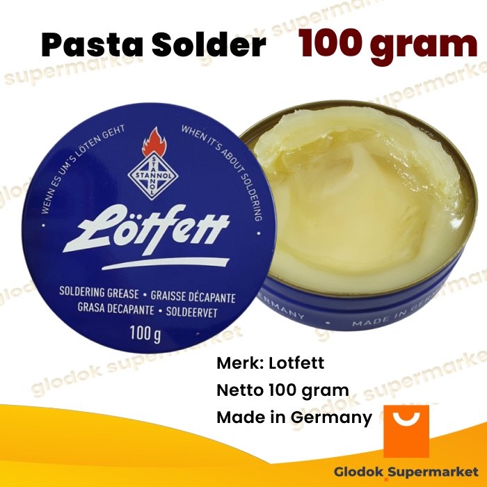 Jual Pasta Solder Lotfett 100 Gram Minyak Soldering Grease 100gr ...