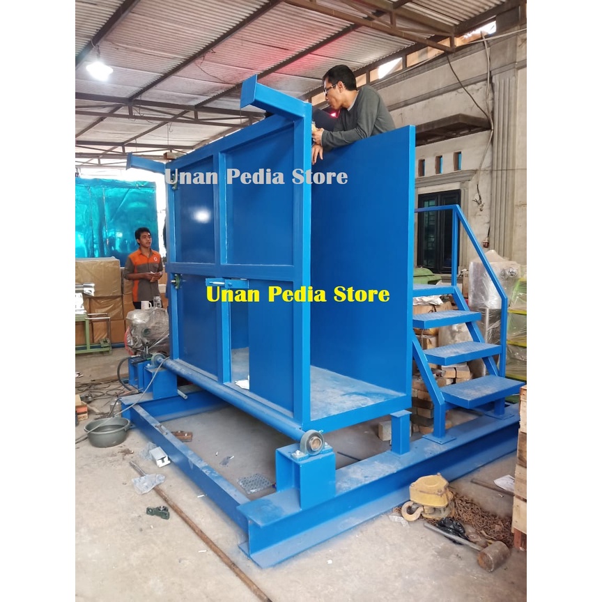 Jual Alat Perebah Sapi Hidrolik - Restraining Box Hidrolik | Shopee ...