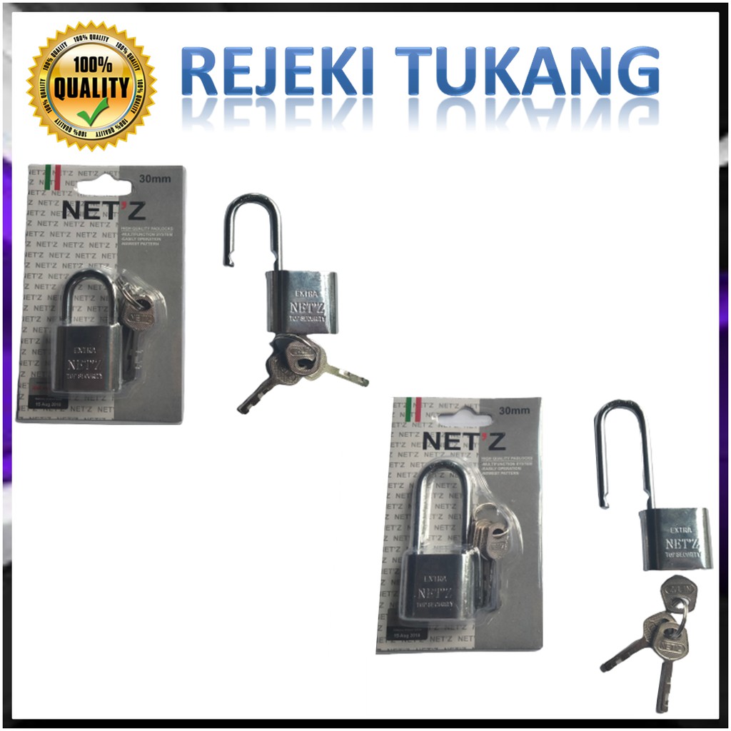 Jual Gembok stenlis/ stainless putih/ gembok pintu pagar rumah ukuran ...