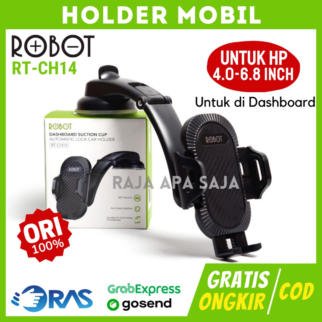 Jual Stand Holder HP Mobil Dashboard Robot CH14 - Car Holder HP Dudukan ...