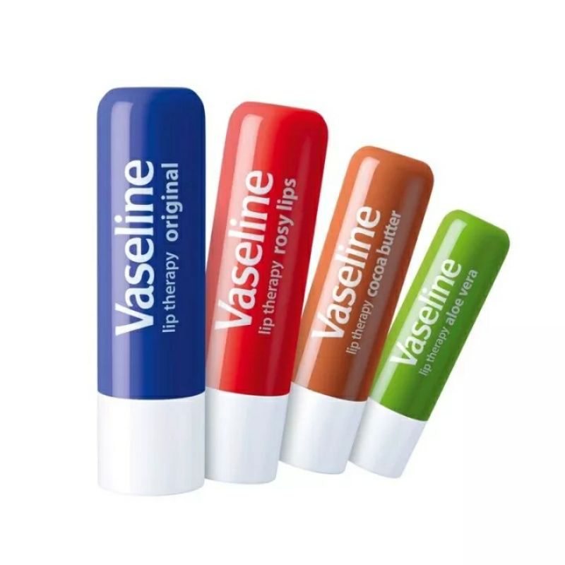Jual Vaseline Lip Theraphy Lip Balm Stick Rosy / Original / Cocoa - 4.8 ...