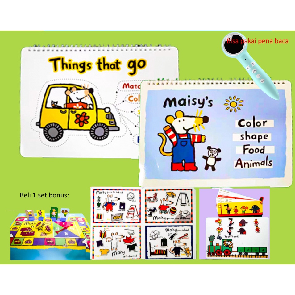 Jual [LOGU] Buku busy book maisy, Buku quite activity book, Buku ...