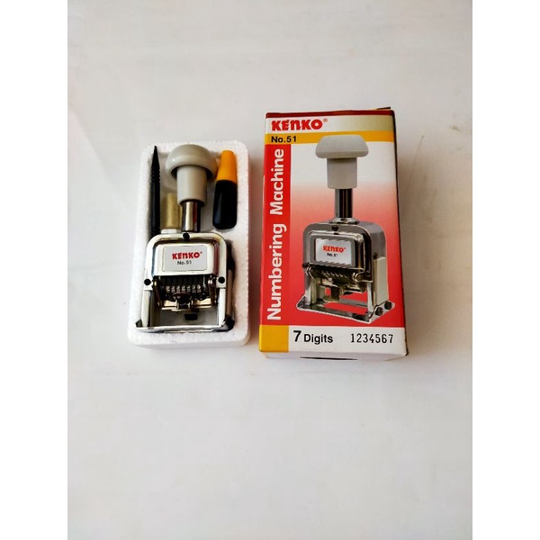 Jual Numerator / Numbering Machine Kenko No.51 | Shopee Indonesia