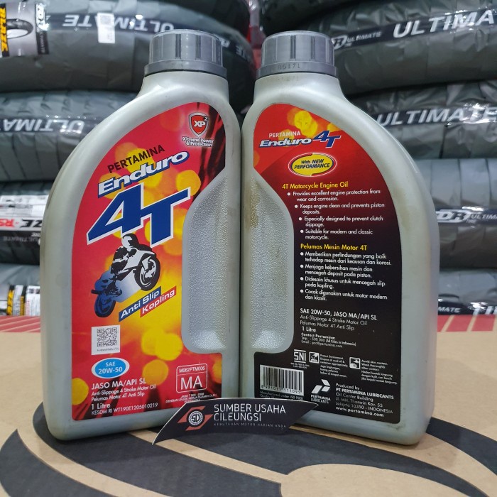 Jual Pertamina Oil Oli Enduro 4T 20W - 50 1L - Jaminan Asli | Shopee ...