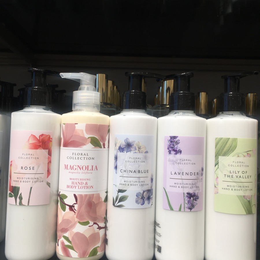 Jual M&S Mark Marks & And Spencer China Blue Rose Hand & Body Lotion ...