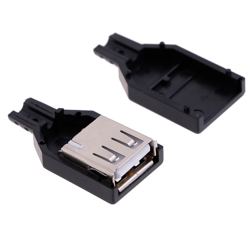 Jual COVER USB 4 Pin Plug Socket Connector Kosong Jantan Male Betina ...