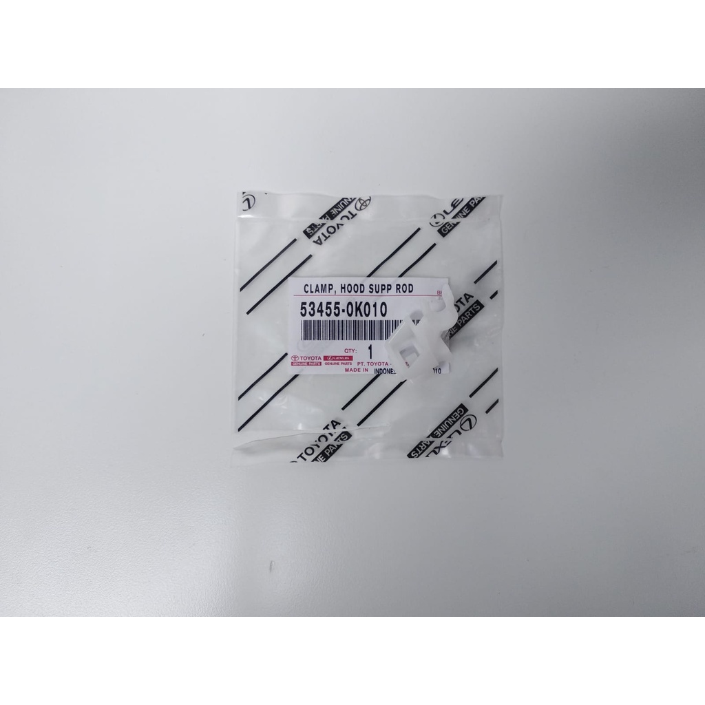 Jual KLIP CLAMP KLEM TIANG PENYANGGA KAP MESIN INNOVA ORIGINAL 53455 ...