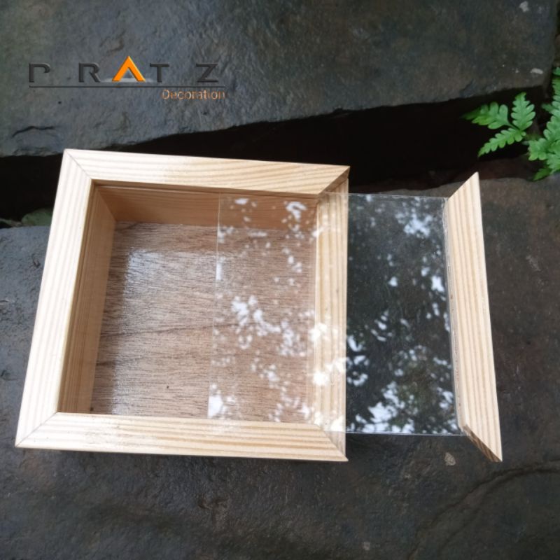 Jual Wooden Sliding Box Akrilik Kotak Kayu Akrilik jati belanda ...