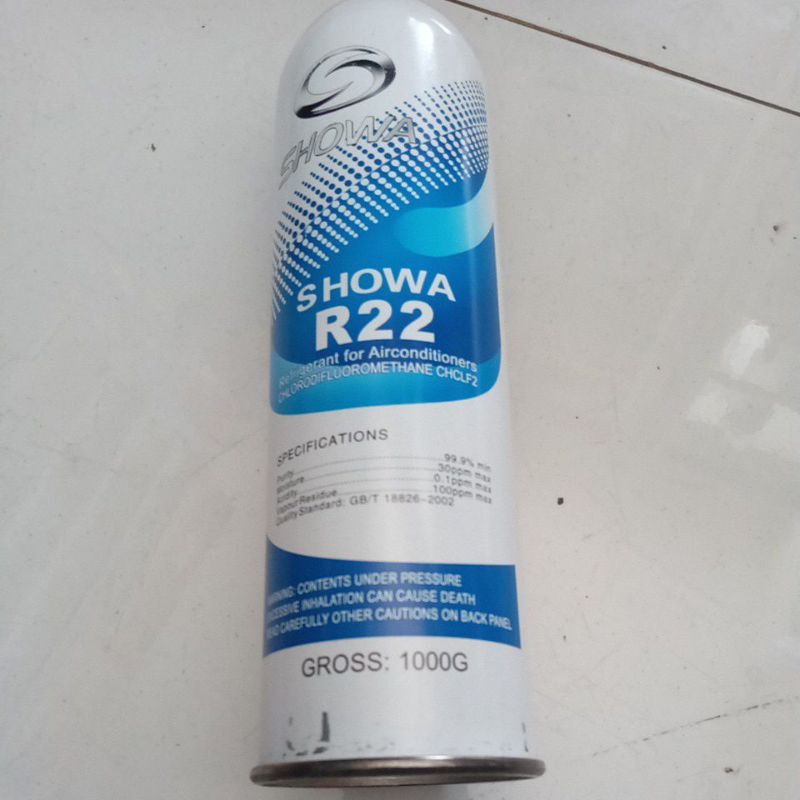 Jual Original freon R22 kaleng Showa 1 kg freon ac | Shopee Indonesia