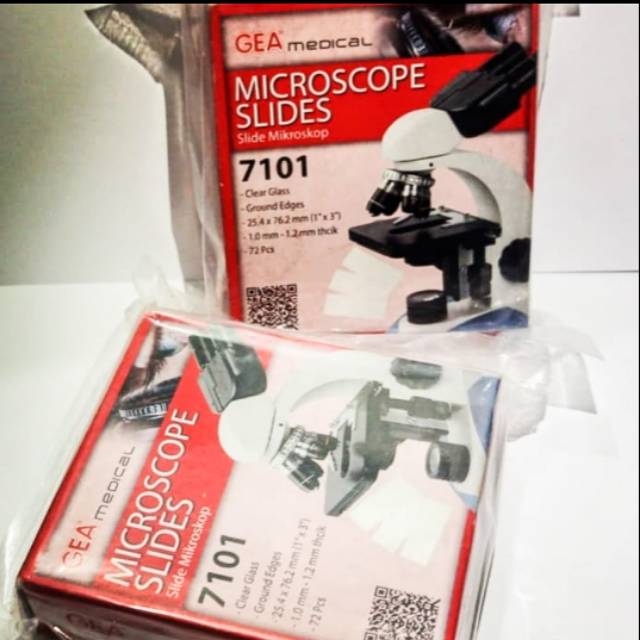 Jual Microscope Slides 7101 GEA Glass Slide. Kaca Mikroskop | Shopee ...